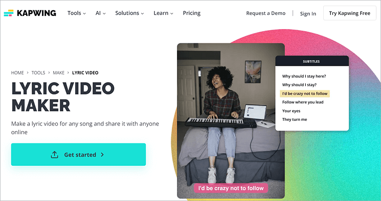 Top Free Lyric Video Makers to Make Videos from Lyrics