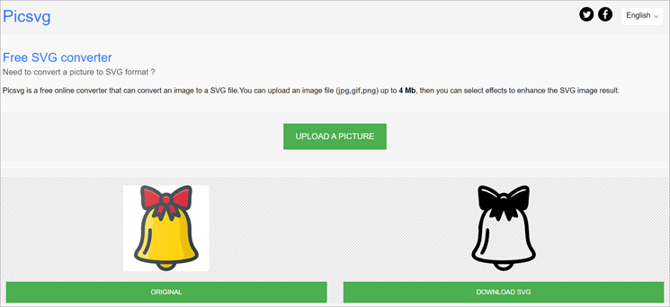 Free Online SVG Converter to Convert PNG/JPEG to SVG