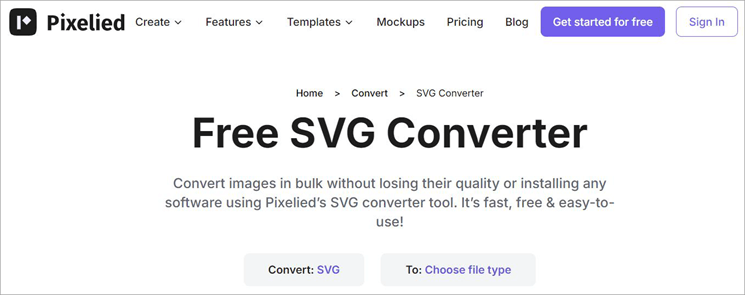 Free Online SVG Converter to Convert PNG/JPEG to SVG