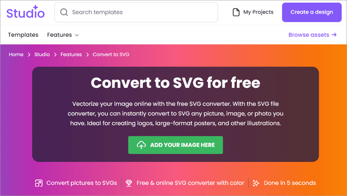Free Online SVG Converter to Convert PNG/JPEG to SVG