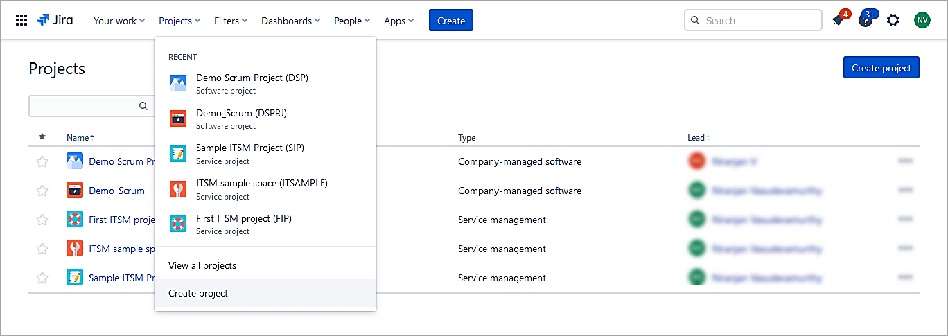 Jira Cloud Projects - Create/Edit and Customizations