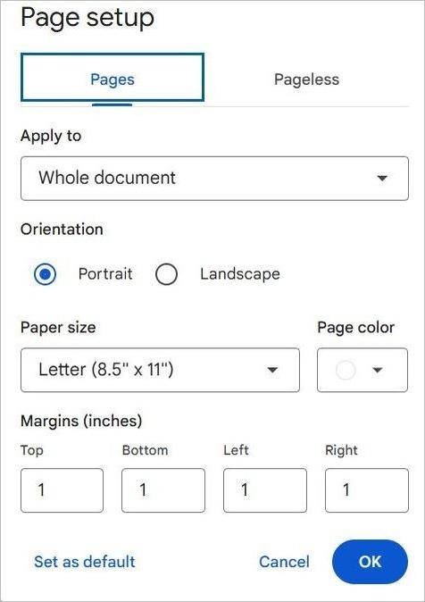 How to Change Background Color on Google Docs