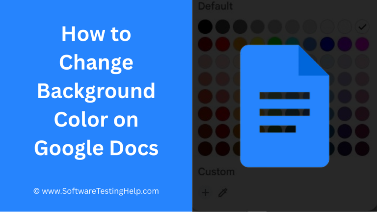 How to Change Background Color on Google Docs