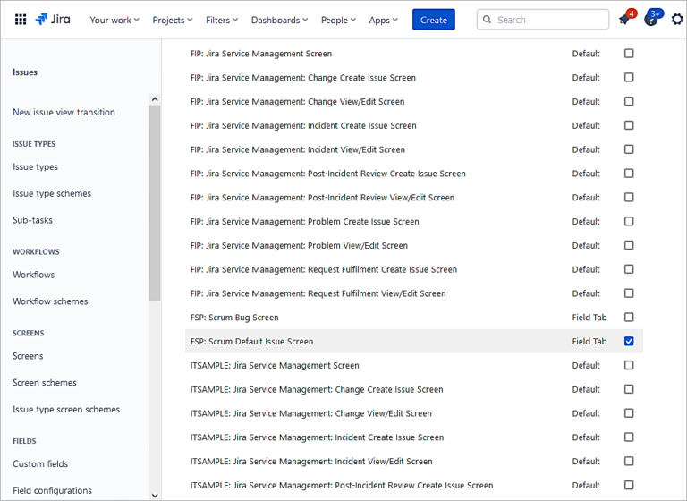 Jira Cloud Projects - Create/Edit and Customizations