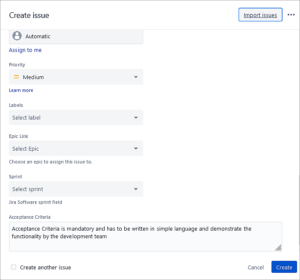 Jira Cloud Projects - Create/Edit and Customizations