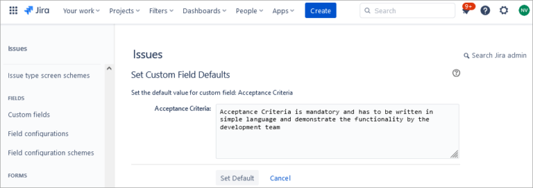Jira Cloud Projects - Create/Edit and Customizations