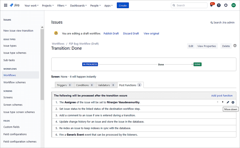 Jira Cloud Workflows Customization