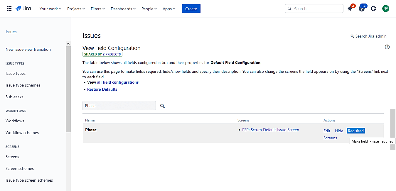 Jira Cloud Projects - Create/Edit and Customizations