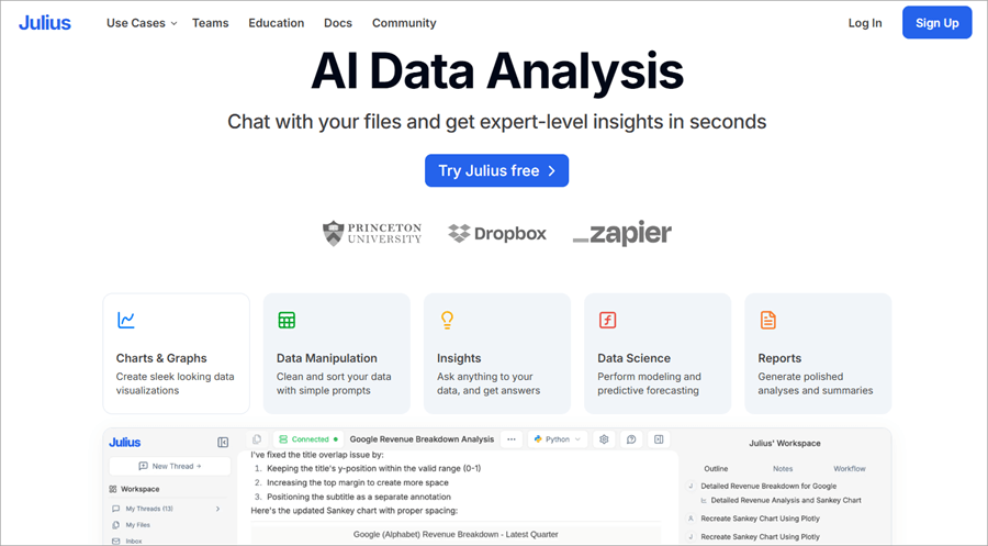 The 10 Best AI Data Visualization Tools for 2025