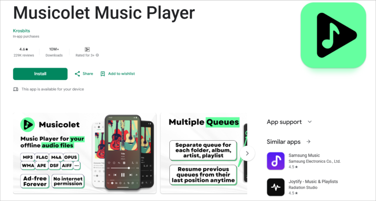 Best Ad-free Music Players for Android (2026)