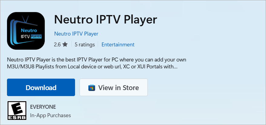 Best IPTV Player for Windows PC