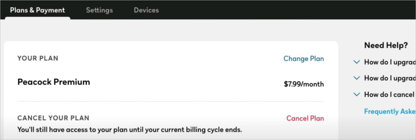 How to Cancel Peacock TV Subscription