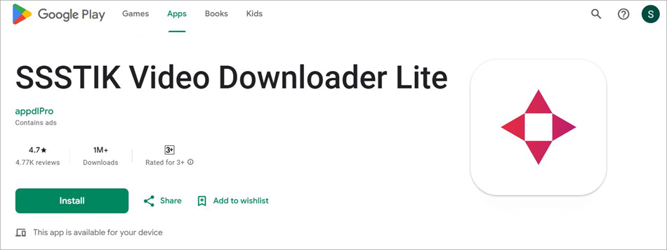 SSSTikTok TikTok Downloader Without Watermark