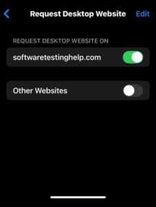 How to Request Desktop Site on iPhone