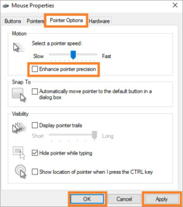 How to Turn Off Mouse Acceleration in Windows